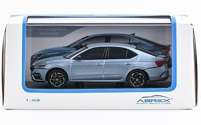 ŠKODA OCTAVIA IV RS 2020 MODRÁ SHARK METALÍZA - ABREX - AB-143ABZ-037KS ...