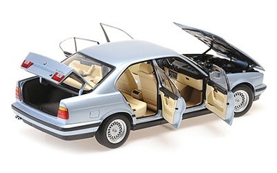 BMW 535i E34 1988 LIGHT BLUE METALLIC - Minichamps - MC-100024007 ...