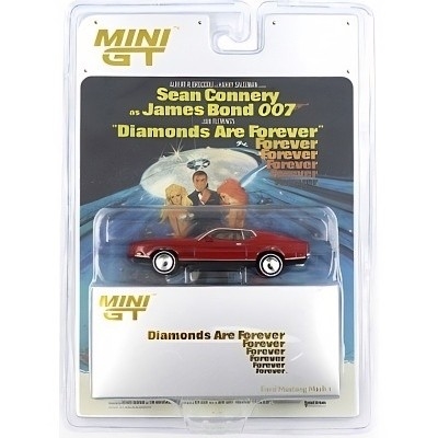 FORD MUSTANG MACH 1 AGENT 007 DIAMONDS ARE FOREVER - MINI GT - MGT00905 ...