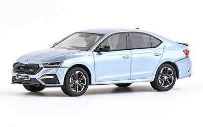 ŠKODA OCTAVIA IV RS 2020 MODRÁ SHARK METALÍZA - ABREX - AB-143ABZ-037KS ...