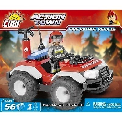 COBI 1443 ACTION TOWN HASIČI ČTYŘKOLKA - Cobi - CO-1443 | Svět Modelů