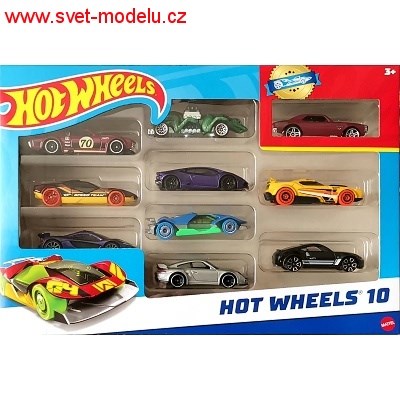 HOTWHEELS AUTÍČKA 10-PACK - HOT WHEELS - HW-54886-2 | Svět Modelů