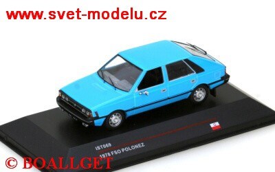 FSO POLONEZ 1978 LIGHT BLUE POLAND - IXO Models - IXO-IST069 | Svět Modelů