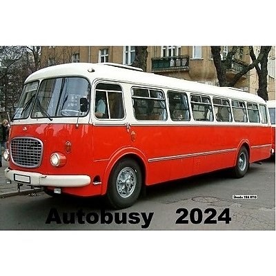 Kalendář nástěnný A4 AUTOBUSY 2024 - KAL-BUS | Svět Modelů