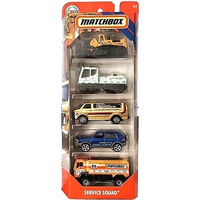 AUTÍČKA MATCHBOX 5-PACK SERVICE SQUAD - Matchbox - MA-GBJ71 | Svět Modelů