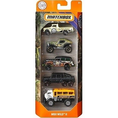AUTÍČKA MATCHBOX 5-PACK MBX WILD II - Matchbox - MA-GKJ10 | Svět Modelů