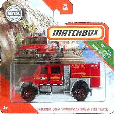 AUTÍČKO MATCHBOX INTERNATIONAL WORKSTAR BRUSH FIRE TRUCK - Matchbox ...