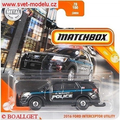 AUTÍČKO MATCHBOX FORD INTERCEPTOR UTILITY 2016 - Matchbox - MA-GKM65 ...