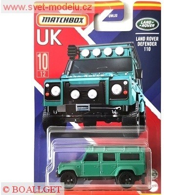 AUTÍČKO MATCHBOX UK LAND ROVER DEFENDER 110 - Matchbox - MA-GWL31 ...