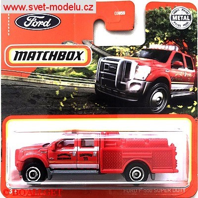 AUTÍČKO MATCHBOX FORD F-550 SUPER DUTY FIRE - Matchbox - MA-GXM47 ...