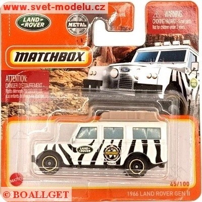 AUTÍČKO MATCHBOX LAND ROVER GEN II 1966 - Matchbox - MA-HFR76 | Svět Modelů