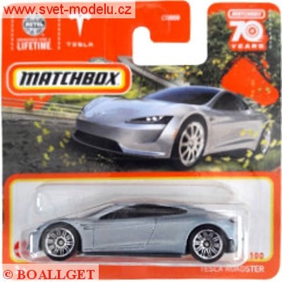AUTÍČKO MATCHBOX TESLA ROADSTER SILVER - Matchbox - MA-HLD17 | Svět Modelů