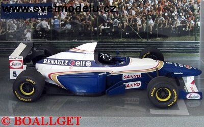 Williams FW17 D.Hill 1st 1995 Hungary GP - Sunstar - SU-18361 | Svět Modelů
